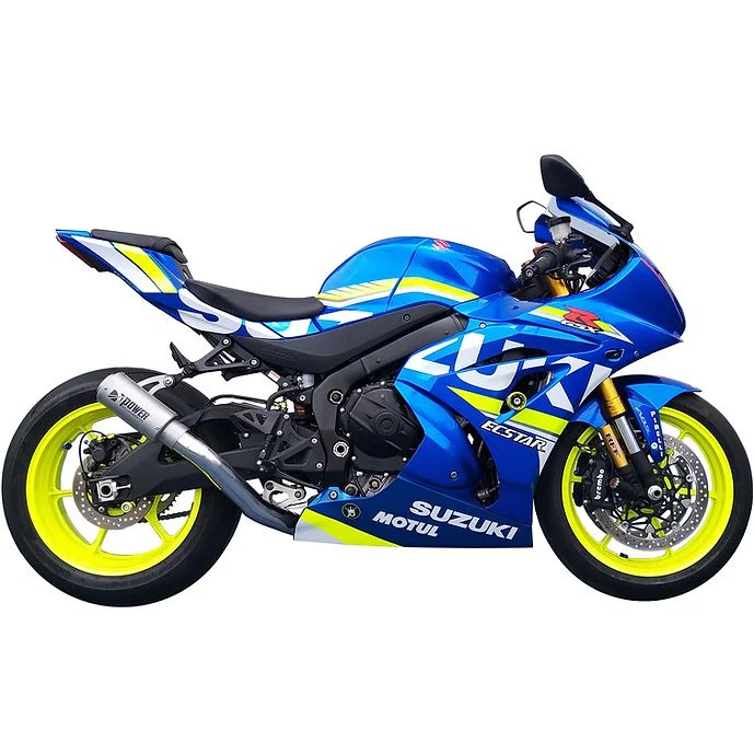 Ponteira Escapamento Esportivo completo moto suzuki srad 1000 inox ...