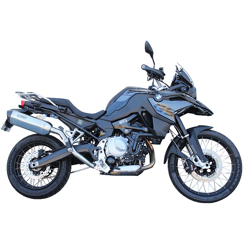 Escapamento Ponteira R66 Link Inox BMW F850GS - Power Escapamentos