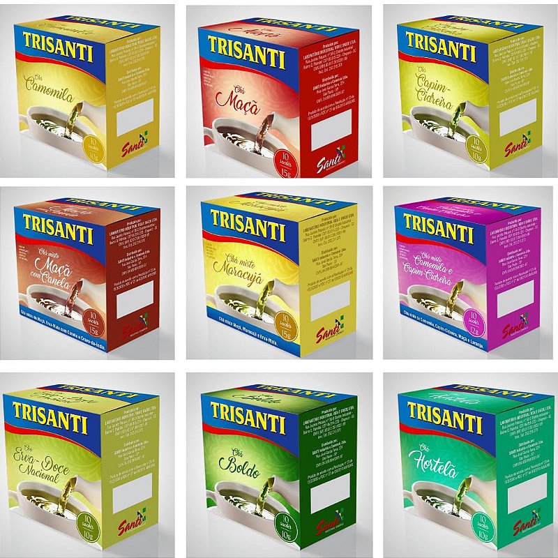 CHÁ SACHÊ 10G - SABORES - Nutrisanti
