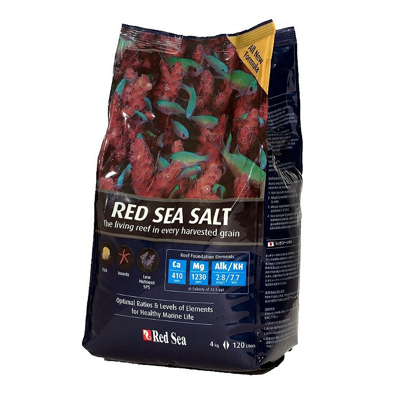 SAL RED SEA 4KG 120L - SACO - Aquabase Aquapaisagismo