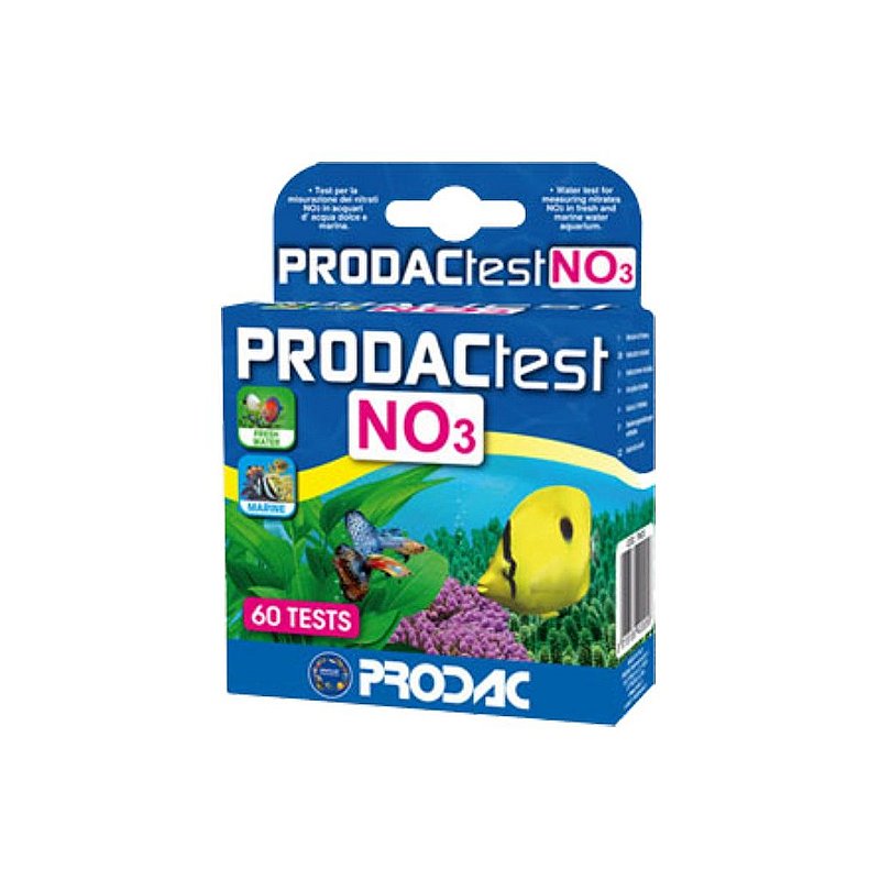 TESTE PRODAC NITRATO (NO3) - 60 TESTES (DOCE/MARINHO) - Aquabase ...