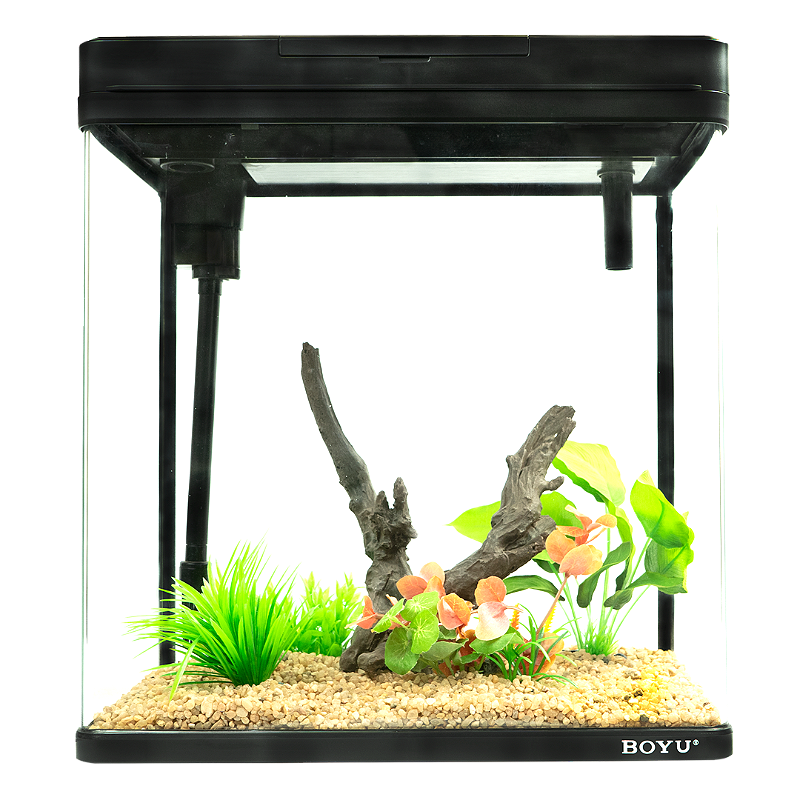 AQUARIO CURVO BOYU MS-520 45L PRETO 220V - Aquabase Aquapaisagismo