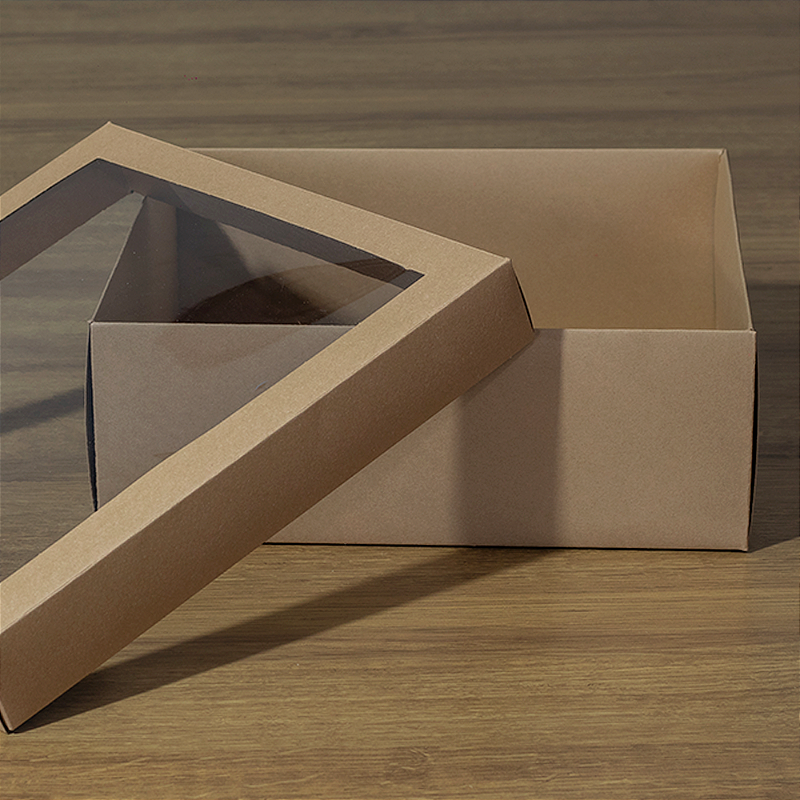 Caixa para kit's Kraft com visor (10 unidades) - Embalagens Criativa ... Caixa para kit's Kraft com visor (10 unidades) - Embalagens Criativa ...
