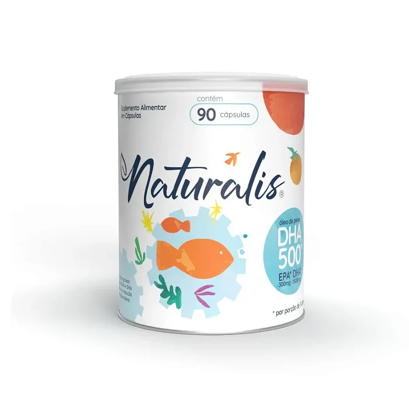 ÔMEGA 3 DHA 500 90 CÁPSULAS NATURALIS - Humani Pharma