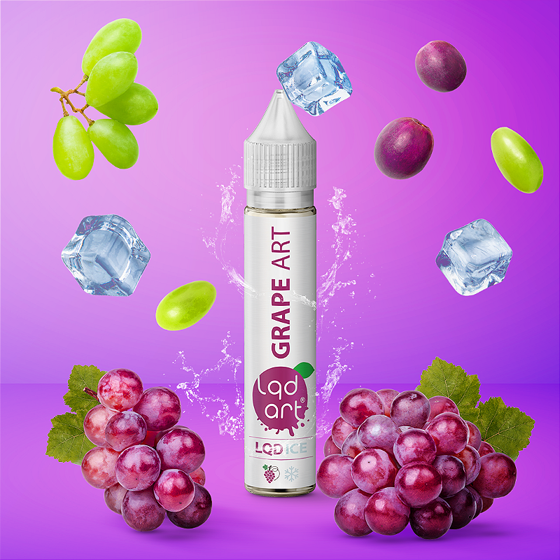 "Juice LQD ART Grape Art 30ml - Sabor Intenso na TotalPOD" - Total POD | Maringá - PR