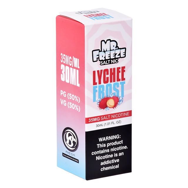 NicSalt Mr Freeze Lychee Frost 30ml - Ofertas na TotalPOD - Total POD | Maringá - PR