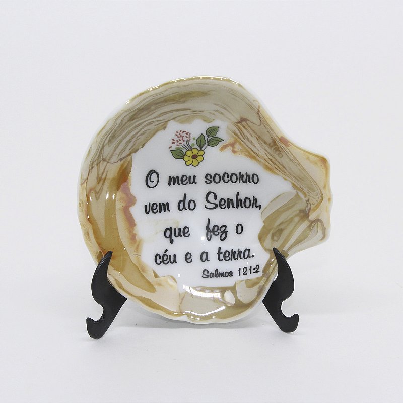 Mini Concha De Porcelana Para Decoração - Loja Preciosa Graça