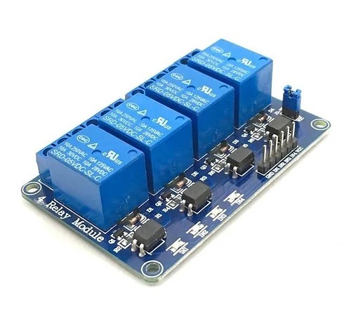 Módulo Relé 5V 4 Canais - NOVA TRIDA ELETRÔNICA