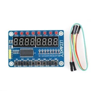 Módulo Display para AVR Arduino 8Bits Digital Led TM1638 - NOVA TRIDA ...