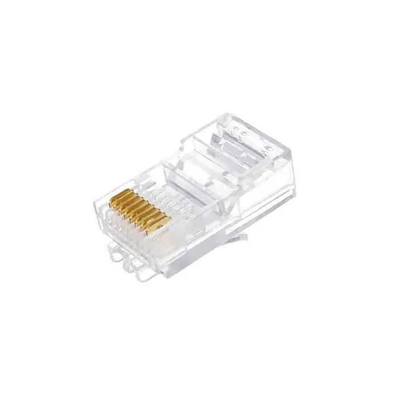 Conector Lan/Rede RJ45 - Roma Distribuição - Segurança Eletrônica e Antenas