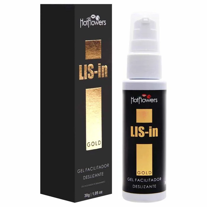 Gel Lis-In Gold Anal Facilitador Dessensibilizante 30G Hot Flowers ...