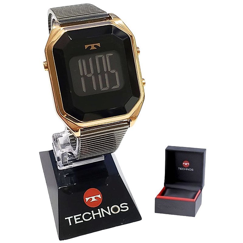 Relógio Technos Feminino Digital Bicolor BJ3927AK/1P - Relógios Campana ...