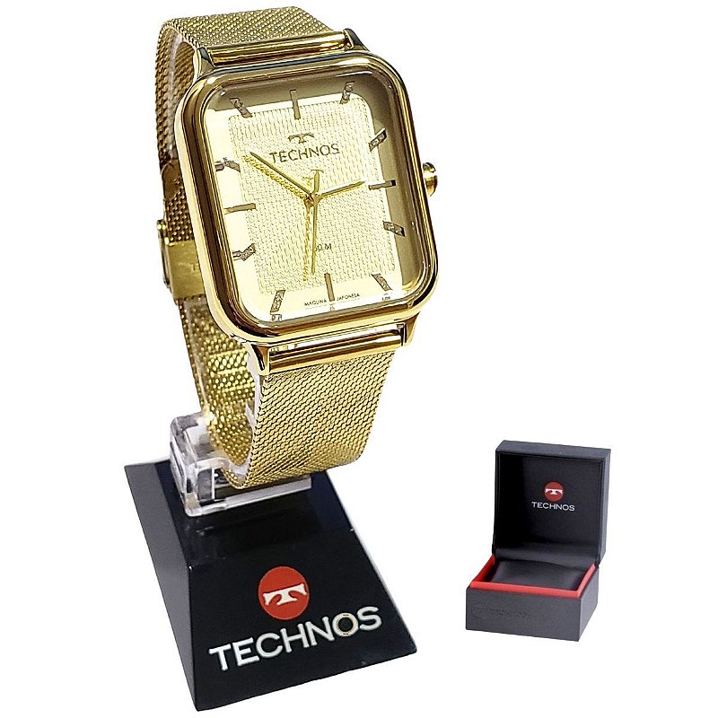 Relógio Technos Feminino Analógico Style Dourado 2036MRM/1X - Relógios ...