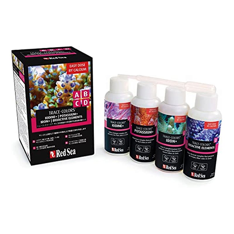SUPLEMENTO RED SEA RCP TRACE-COLORS A/B/C/D - PACK 4x 100ML - Garagem ...