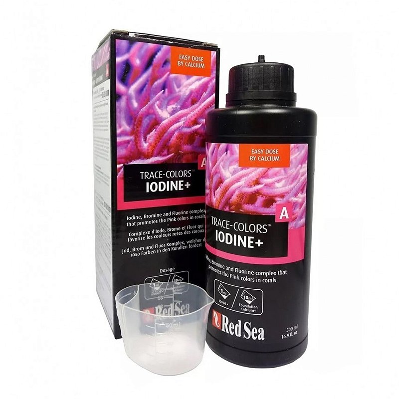 SUPLEMENTO RED SEA RCP TRACE-COLORS IODINE+ (COLORS A) - 500ML ...