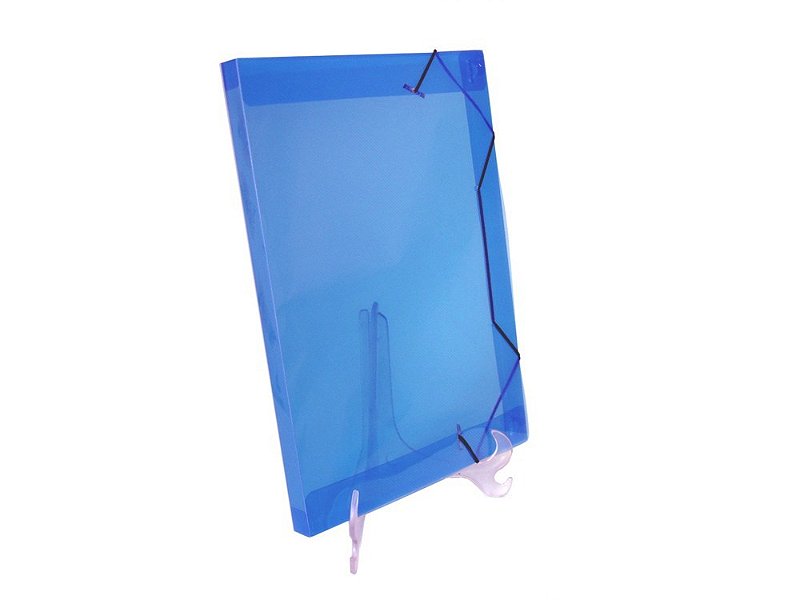 Pasta Tamanho A4 com Lombo de 2cm Transparente - Escola e Escritório ...