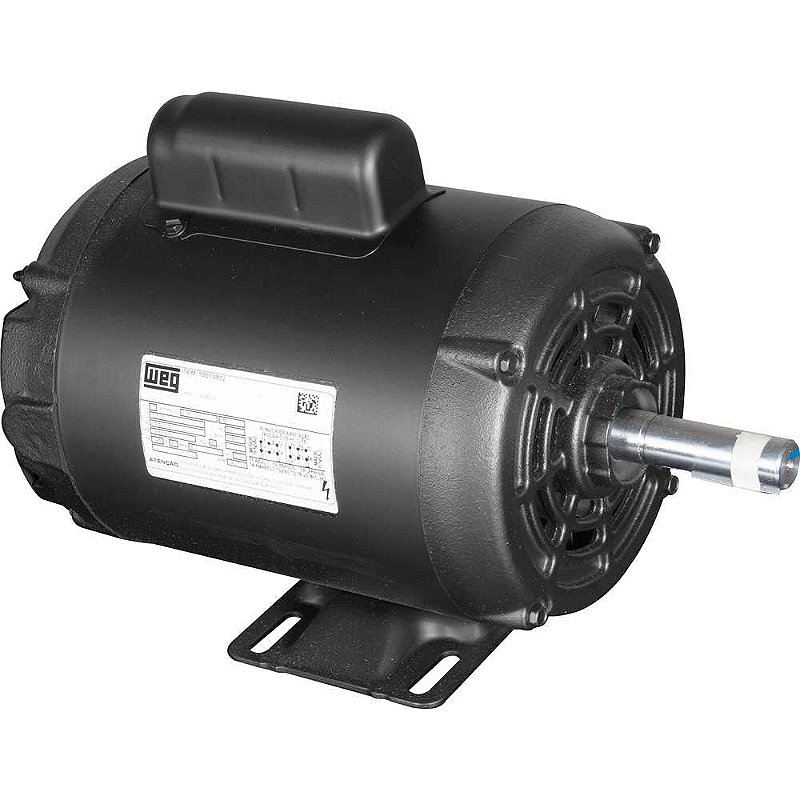 Motor elétrico aberto 1,00 cv 2 polos carcaça D56 monofásico 110V ...