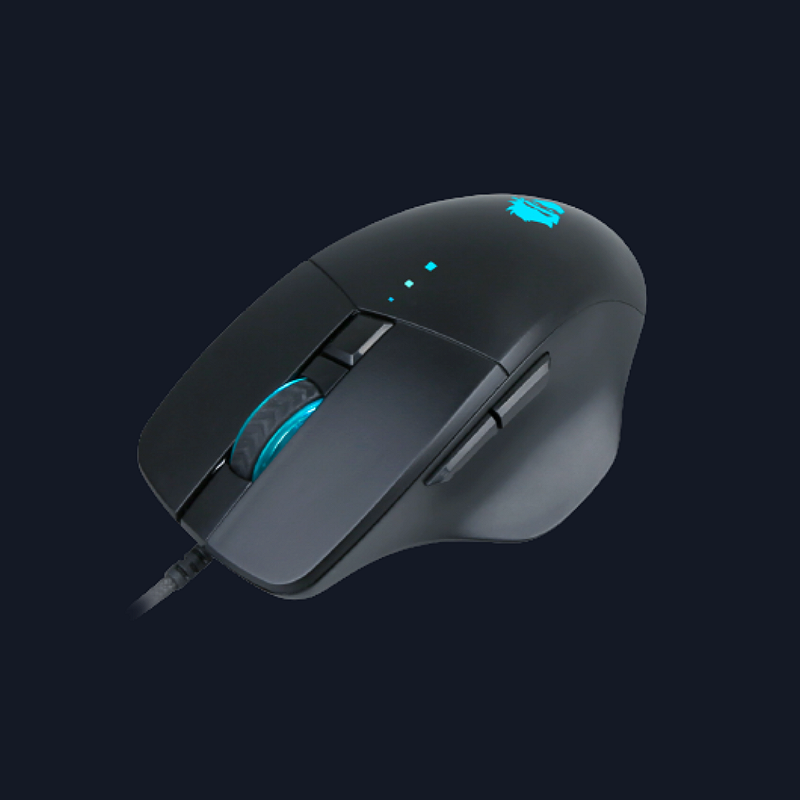 Mouse Gamer Ninja Control, RGB, 6 Botoes, 3200 DPI, Black, MS-GN ...
