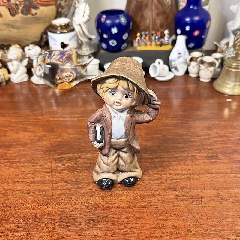 Bibelô em porcelana fria - Dônama Antiquário