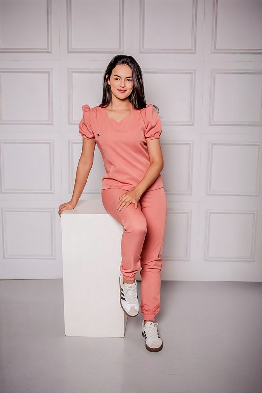 Scrub Luiza - Arabesque - RAGONESI Jalecos & Scrubs