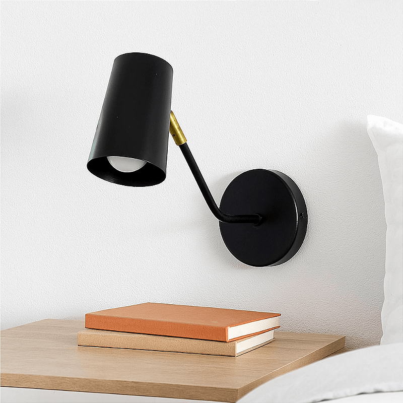 Parede Clara. Elegância com Haste Curvada para Cima - Lumim Iluminação ...