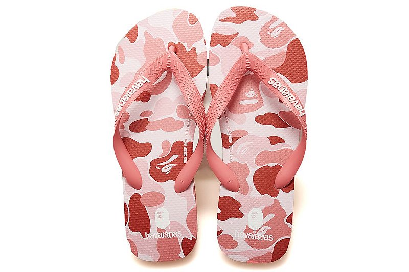 HAVAIANAS x BAPE - Chinelo Top "Rosa Porcelana" -NOVO- - Pineapple Co ...