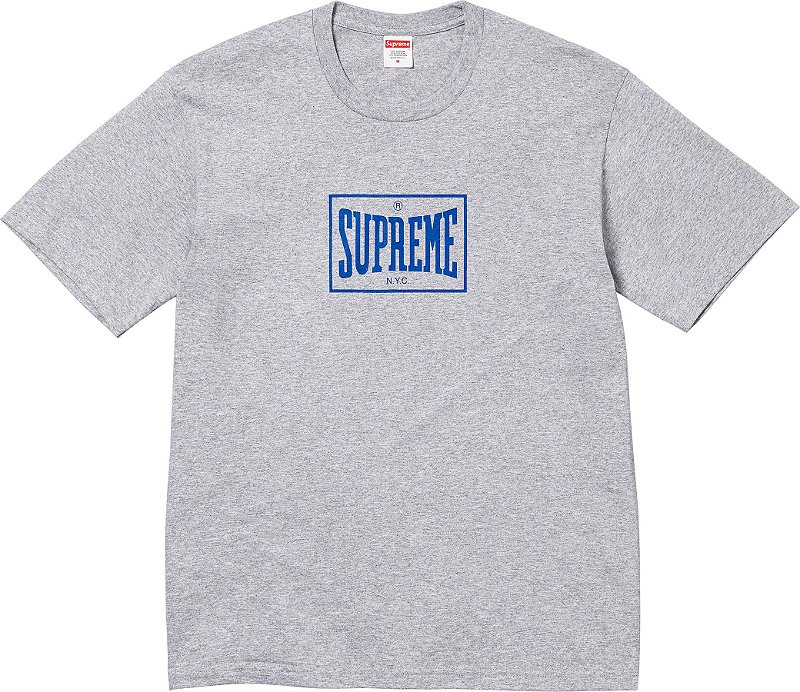 SUPREME - Camiseta Warm Up "Cinza" -NOVO- - Pineapple Co. | 100% ...