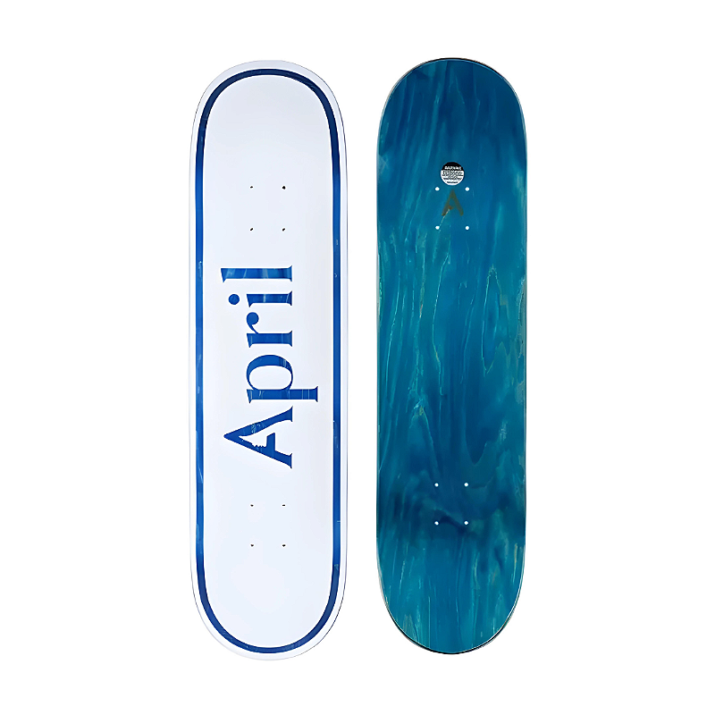 APRIL SKATEBOARD - Shape de Skate Logo OG "Azul/Branco" -NOVO ...