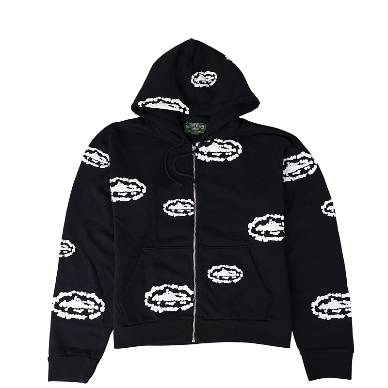 CORTEIZ x DENIM TEARS - Moletom Cotton Wreath Zip "Preto" -NOVO ...