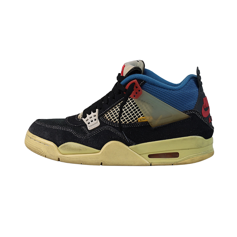 NIKE x UNION - Air Jordan 4 Retro "Off Noir" (40,5 BR / 9 US)-USADO ...
