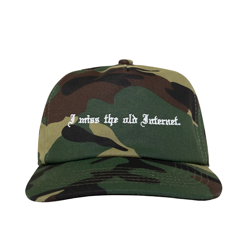 OMA DESING STUDIOS - Boné Old Internet "Camo" -NOVO- - Pineapple Co ...