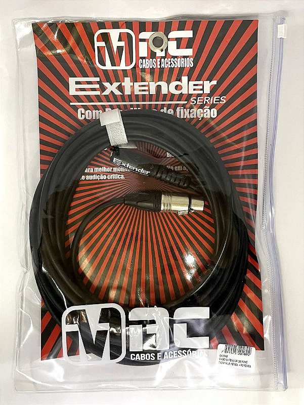 Cabo Xlr Femea + P2 Femea Extensor P/ Fone Mac 7.5mts Ex25xb - Music ...