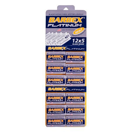 Lâmina Barbex Platinum- 1 Cartela Com 60 Unidades Disponibilidade: Ime ...