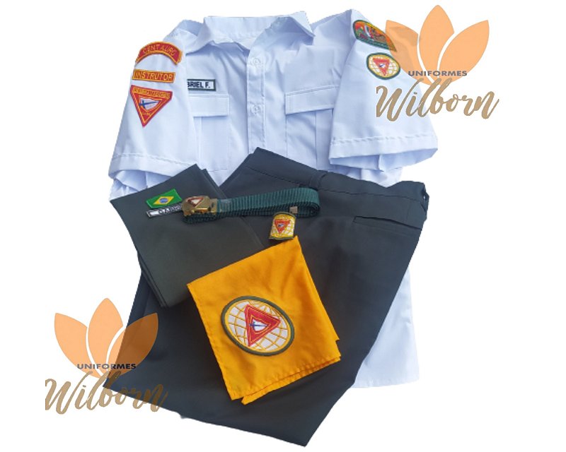 UNIFORME DBV (DESBRAVADORES) ADULTO MASCULINO COMPLETO - Manga Curta ...