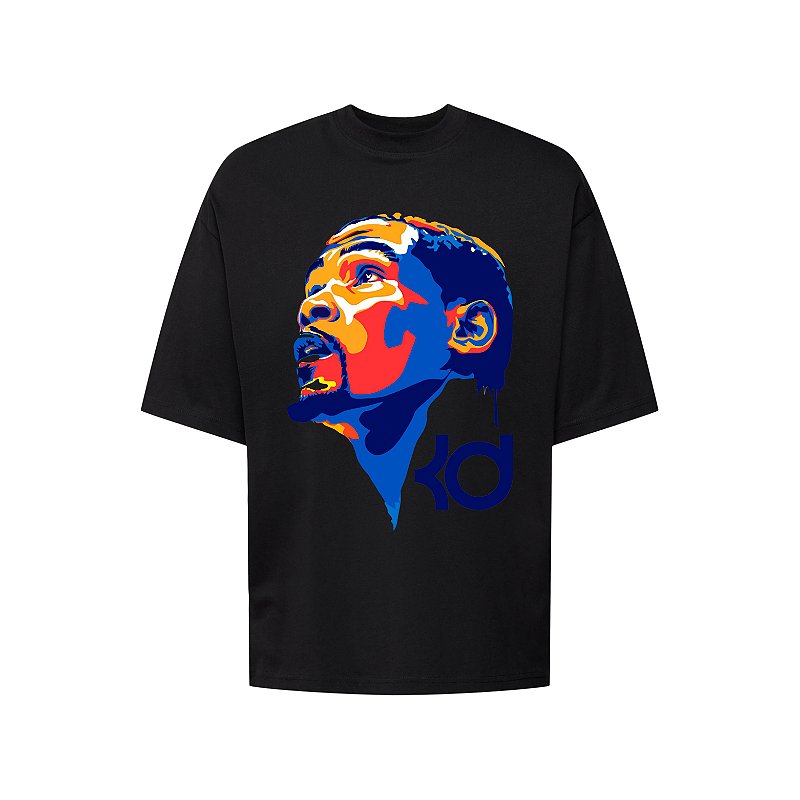 Camiseta Oversized Streetwear Masculina Graphic Tee Kevin Durant KD ...