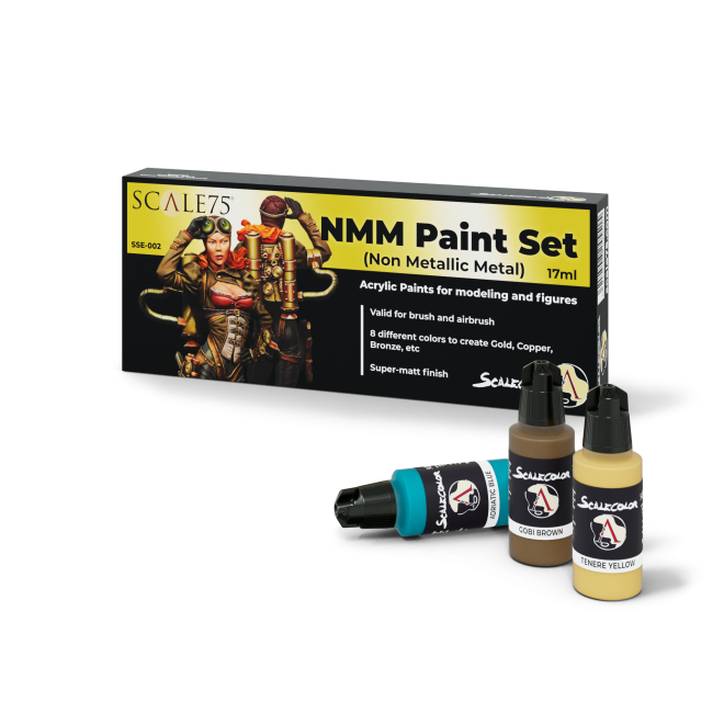 Conjunto Tintas Acrílicas Scalecolor - NMM GOLD AND COPPER - Scale75 ...