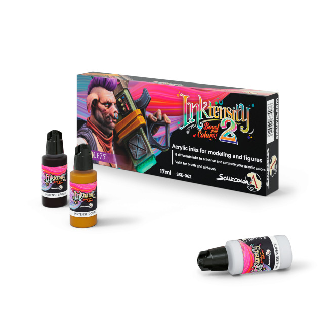 Conjunto Tintas Acrílicas Scalecolor - INKTENSITY 2 - Scale75 - Sua ...
