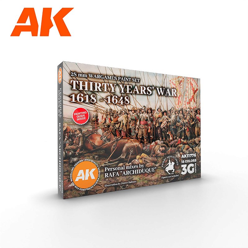Conjunto Tintas Acrílicas SIGNATURE SET THIRTY YEARS WAR - AK Interact ...