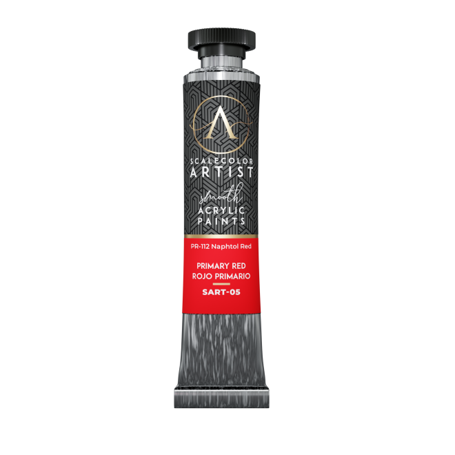 Tinta Acrílica Artist - PRIMARY RED - Scale75 (20ml) - Sua loja de pintura!