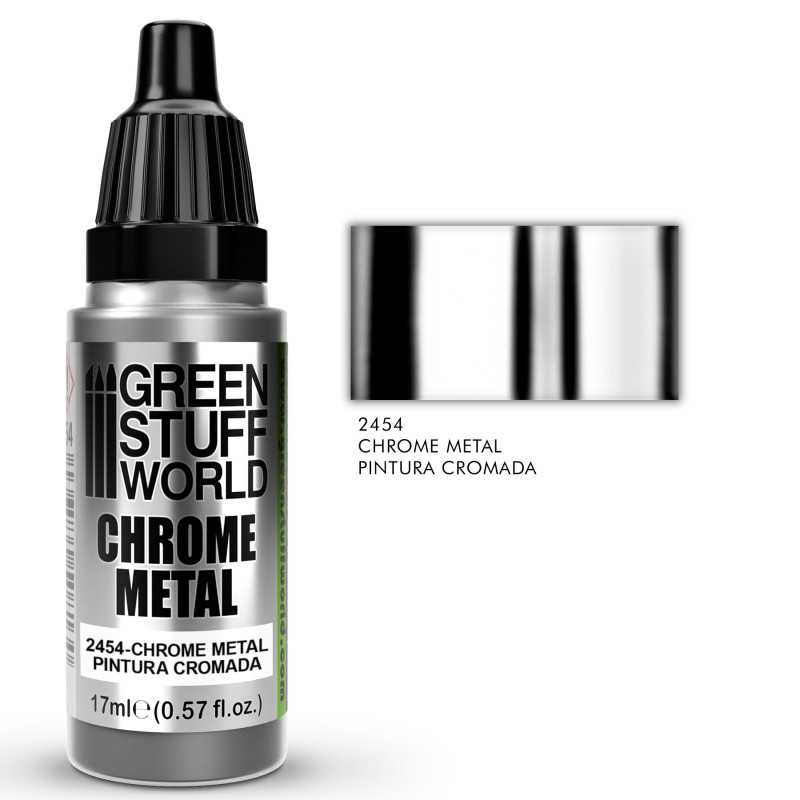 Tinta Metálica CHROME - Green Stuff World (17ml) - Sua loja de pintura!