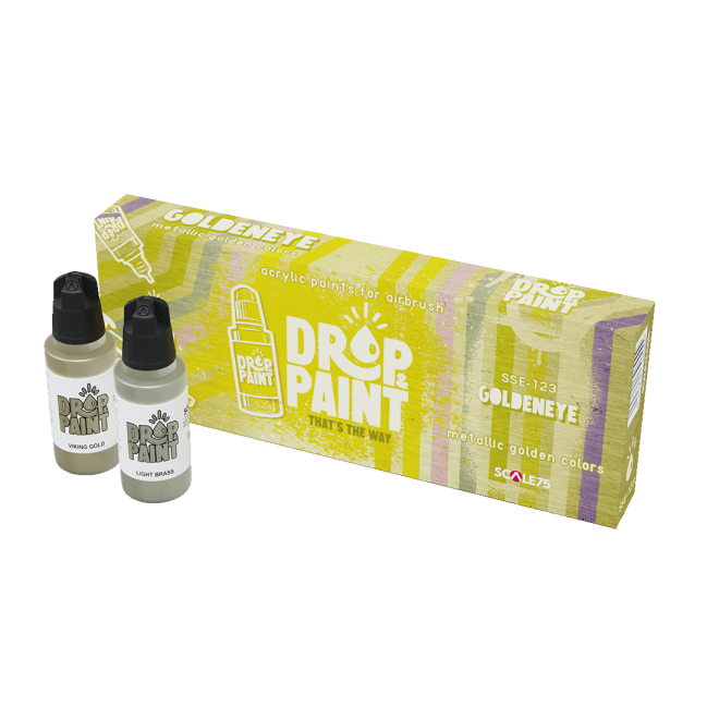 Conjunto Tintas Acrílicas Drop & Paint - GOLDENEYE - Scale75 - Sua loja ...