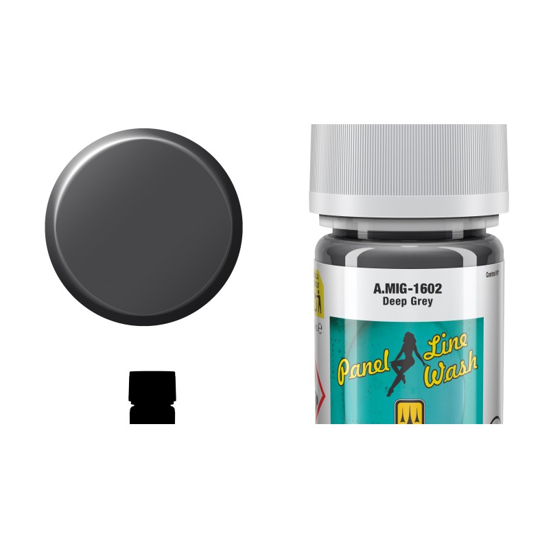 Panel Line Wash (PLW) - DEEP GREY - AMMO (35ml) - Sua loja de pintura!