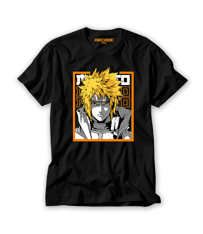 Camiseta Anime Minato Namikaze Shippuden #328 - ARCADE GEEK