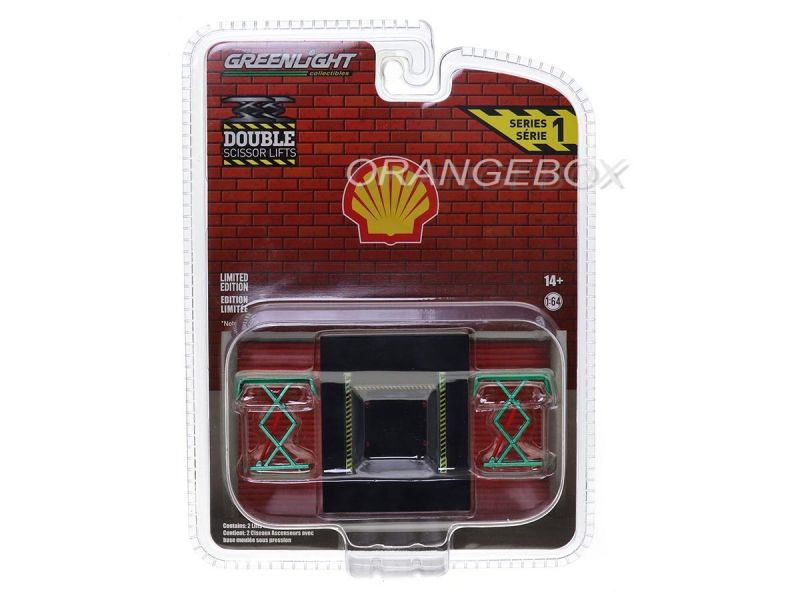 Green Machine - Double Scissor Lifts Series 1 Elevador Shell 1:64 ...