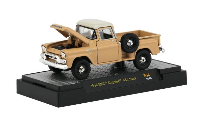 GMC Stepside 4x4 Truck 1958 R54 Auto Trucks M2 Machines 1:64 - 20 anos ...