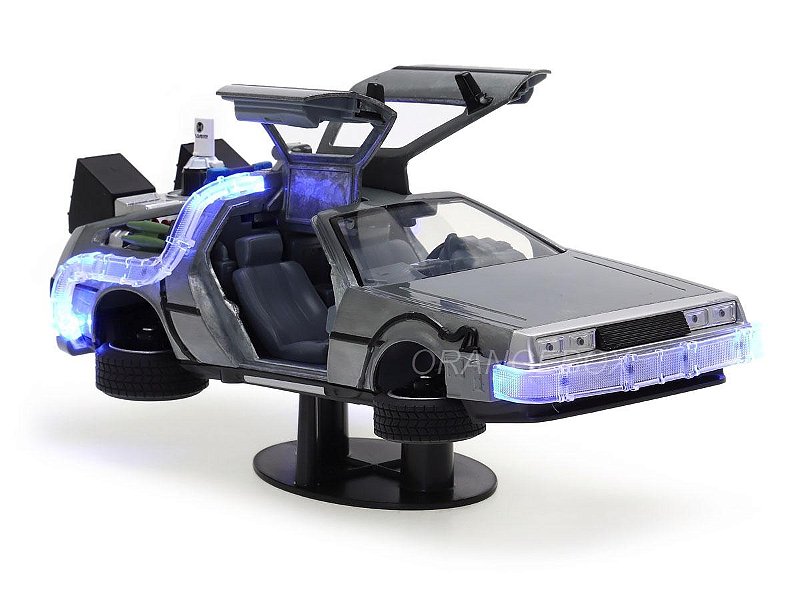 Delorean Back to The Future II Time Machine Jada Toys 1:24 (com luzes ...