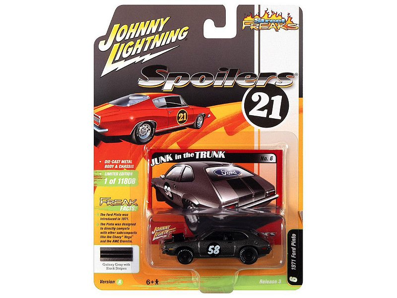 Ford Pinto 1971 Release 3A 2021 1:64 Johnny Lightning Street Freaks ...
