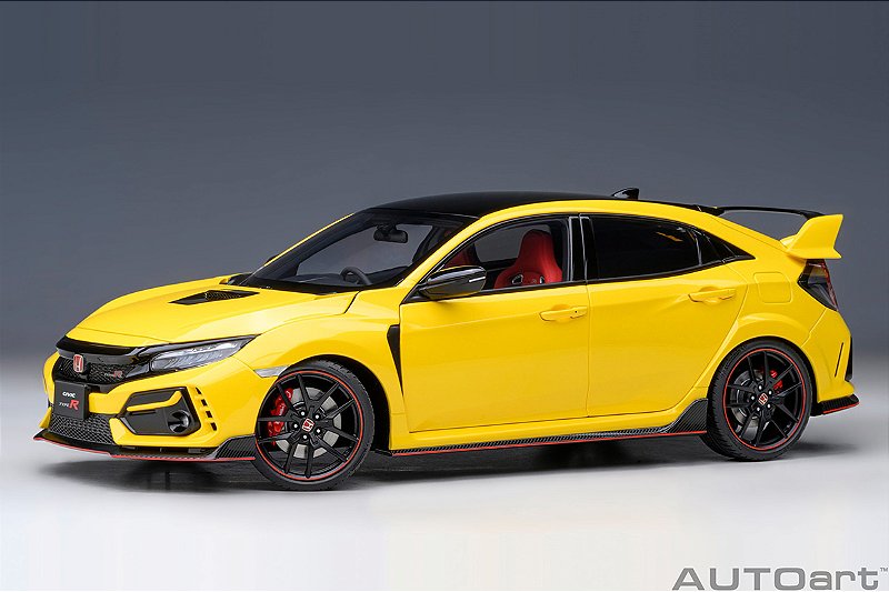 Honda Civic Type R (FK8) 2021 Limited Edition 1:18 Autoart Amarelo - 19 ...