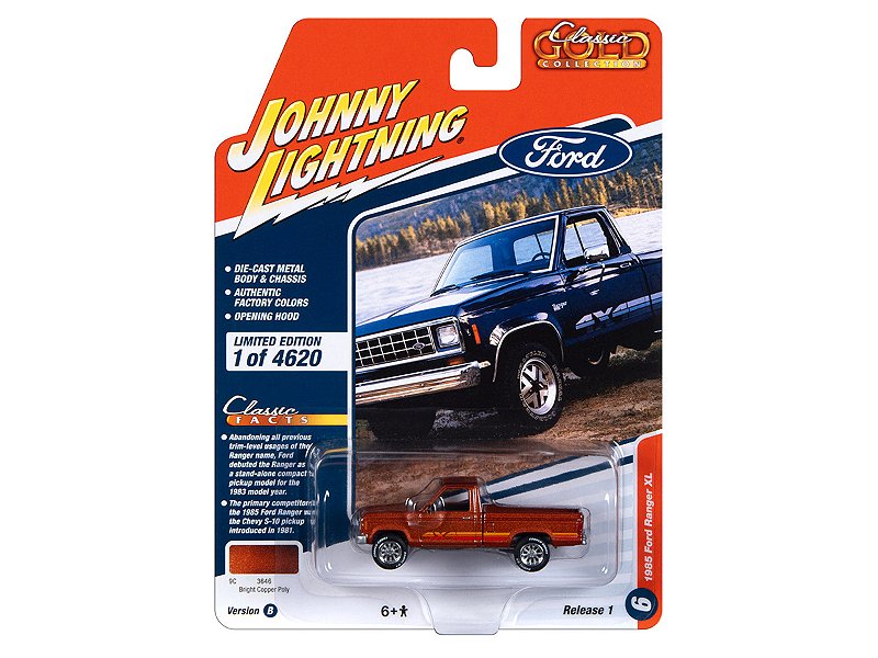 Ford Ranger XL 1985 R1B 2023 1:64 Johnny Lightning - 19 anos! Loja on ...