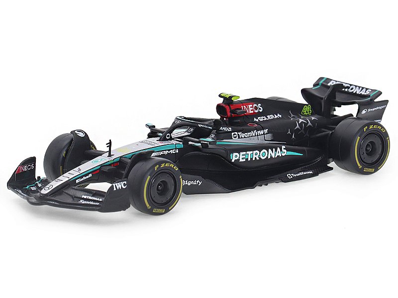 Fórmula 1 Mercedes Benz AMG Petronas W15 Hamilton Winner British Gp 2024 1:43 Bburago - 19 anos ...